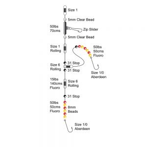 Tronix Plaice rig size 1/0